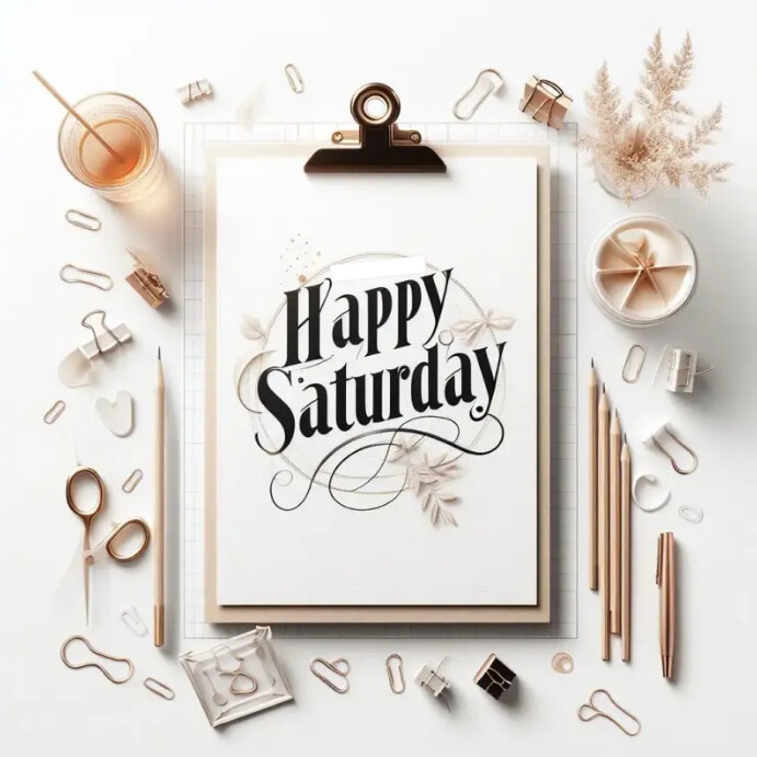 Hello Saturday Template | PosterMyWall