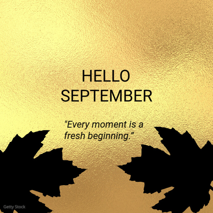 hello September (1) Template | PosterMyWall