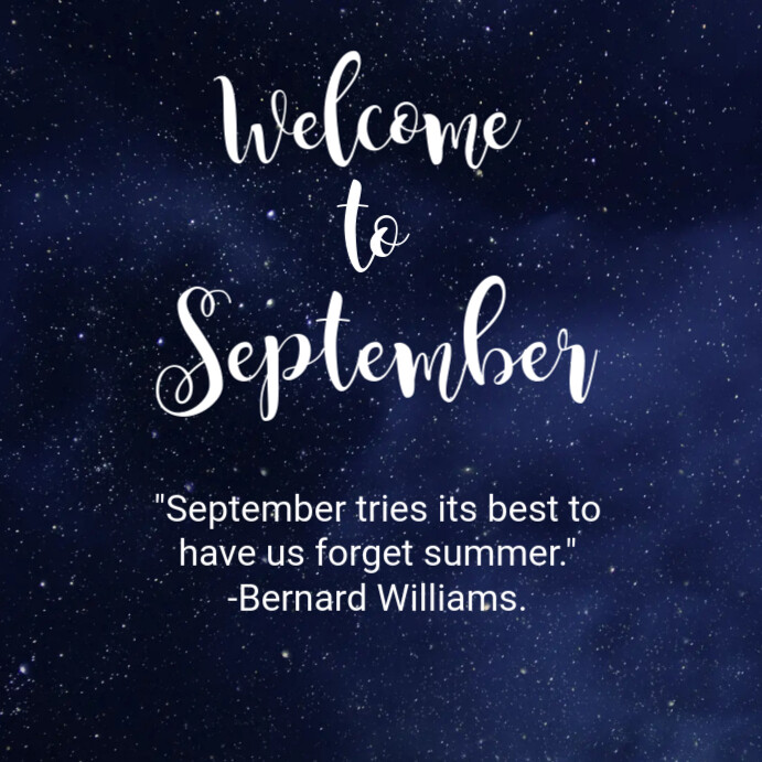 Copy of hello September (1) | PosterMyWall