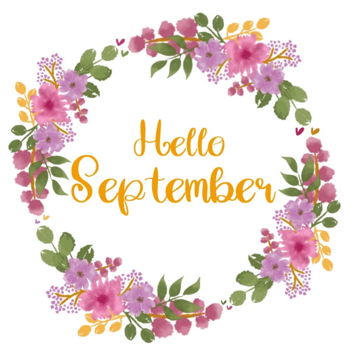 HELLO SEPTEMBER (33) Template | PosterMyWall