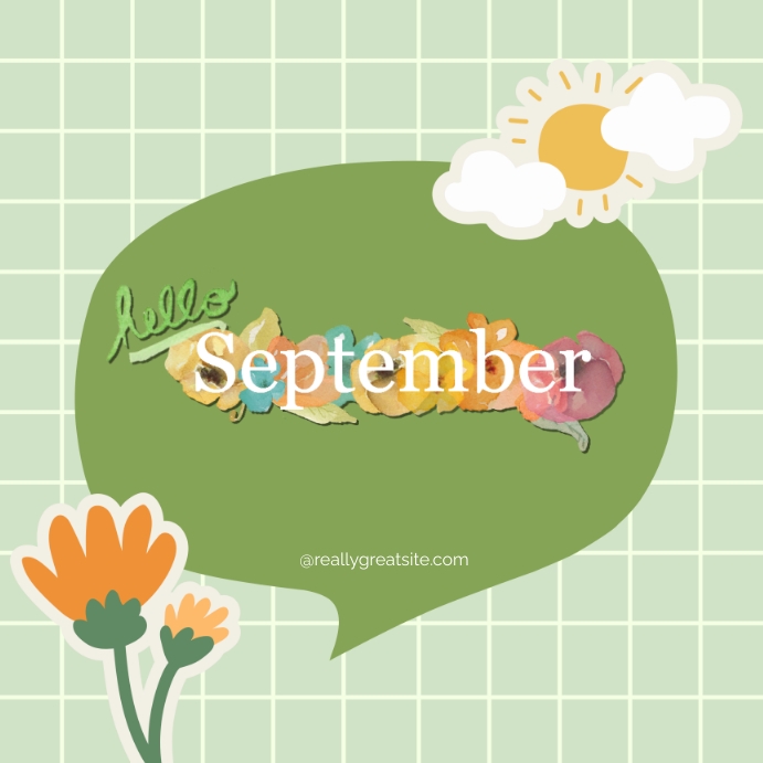 Copy of Hello September | PosterMyWall