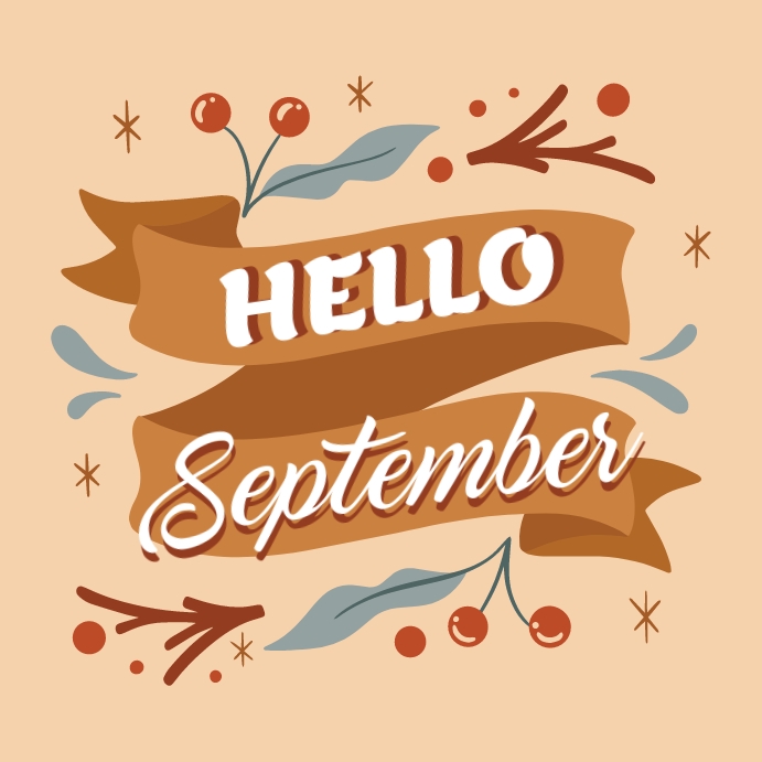 hello september Template | PosterMyWall