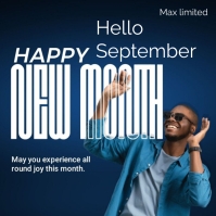 Hello September Template | PosterMyWall