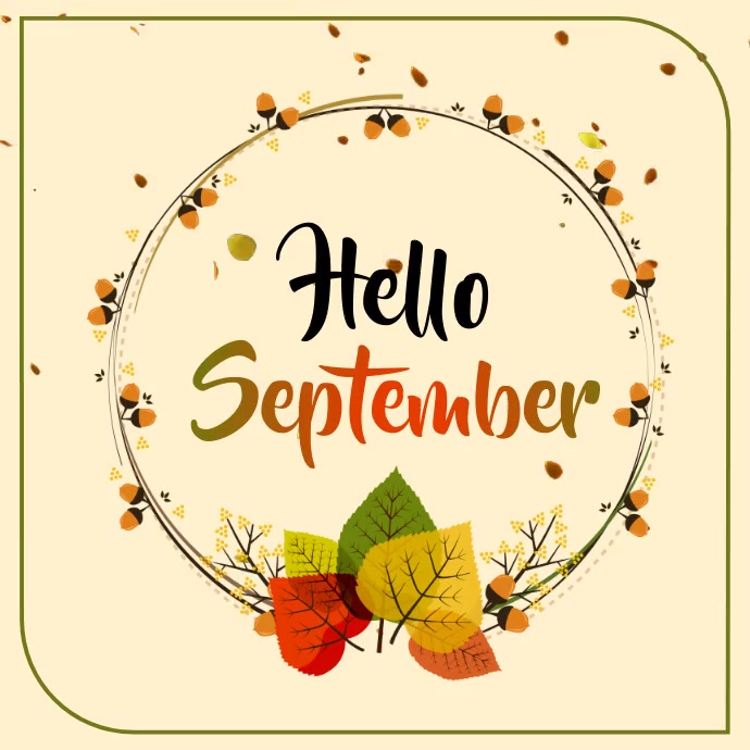Plantilla de Hello September Greeting Card | PosterMyWall