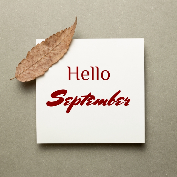 Plantilla de Hello September Instagram Post | PosterMyWall