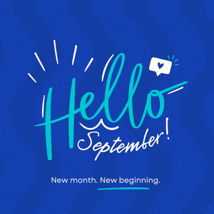 Copy of Hello September Month | PosterMyWall