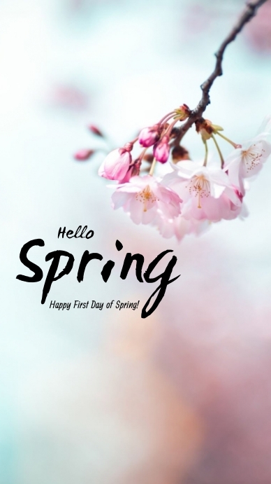 Hello Spring! Template | PosterMyWall