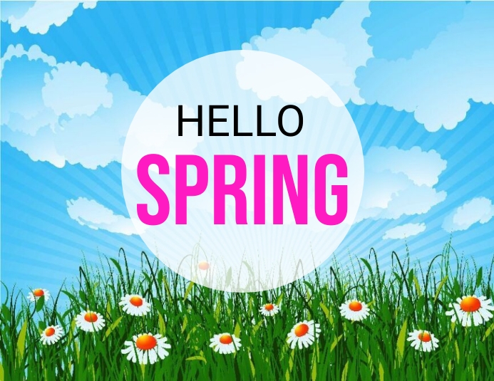 Hello Spring, spring Template | PosterMyWall