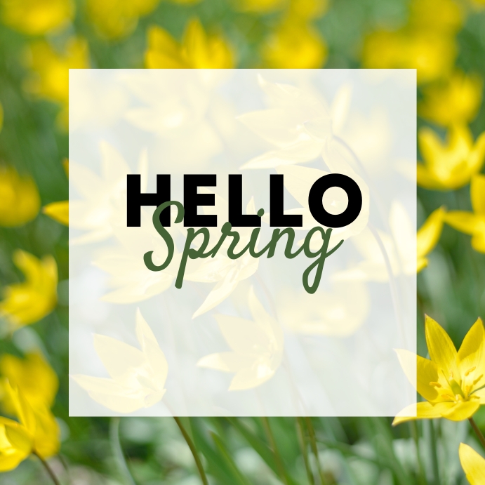 Copy of HELLO SPRING 21 | PosterMyWall