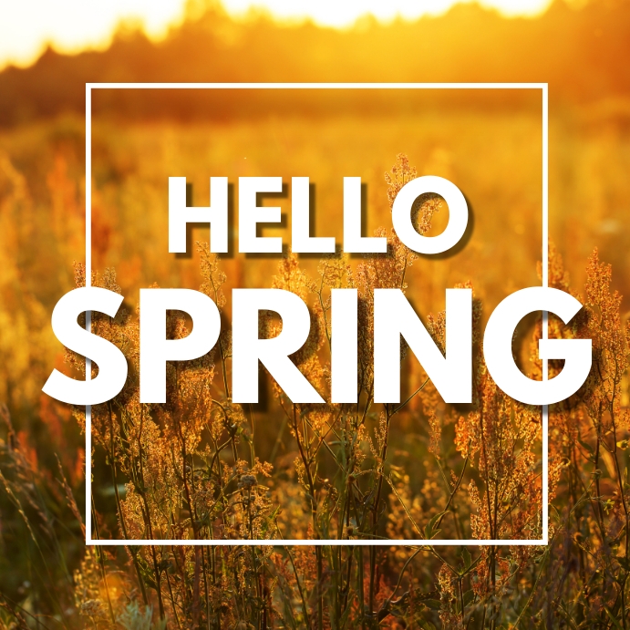HELLO SPRING 64 Template | PosterMyWall