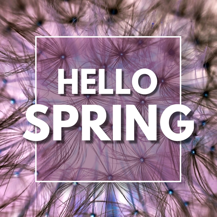HELLO SPRING 89 Template | PosterMyWall