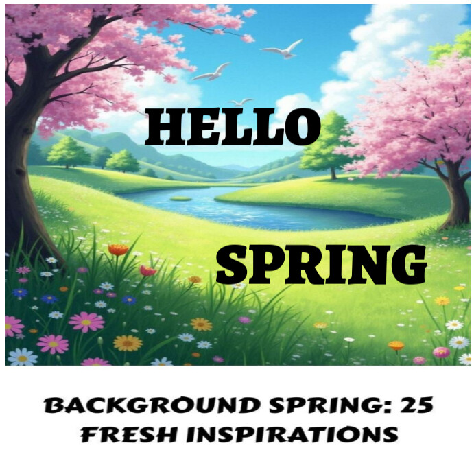 Hello spring card Template | PosterMyWall
