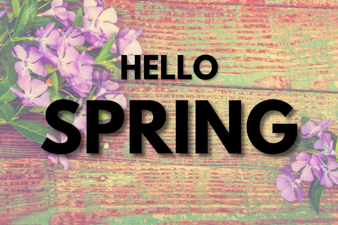 Copy of HELLO SPRING | PosterMyWall