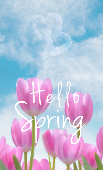 Hello Spring Template | PosterMyWall