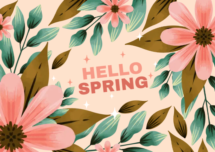 Plantilla de Hello Spring | PosterMyWall