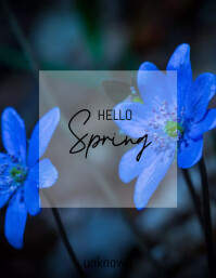 Hello spring Template | PosterMyWall