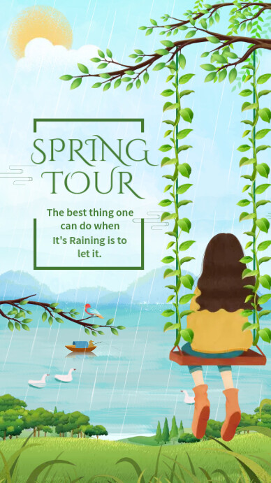 Hello Spring IG Story Template | PosterMyWall