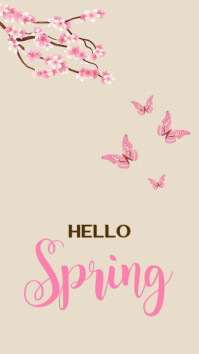 Yellow spring break Instagram story Template | PosterMyWall