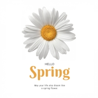 HELLO SPRING 50 Template | PosterMyWall