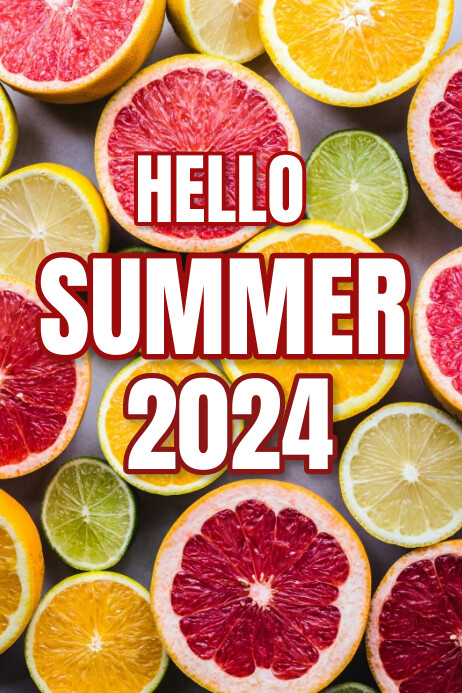 Plantilla de Hello Summer 2024 Poster | PosterMyWall