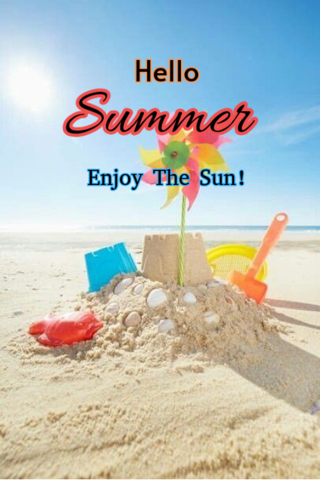 Hello Summer 2025 Template | PosterMyWall