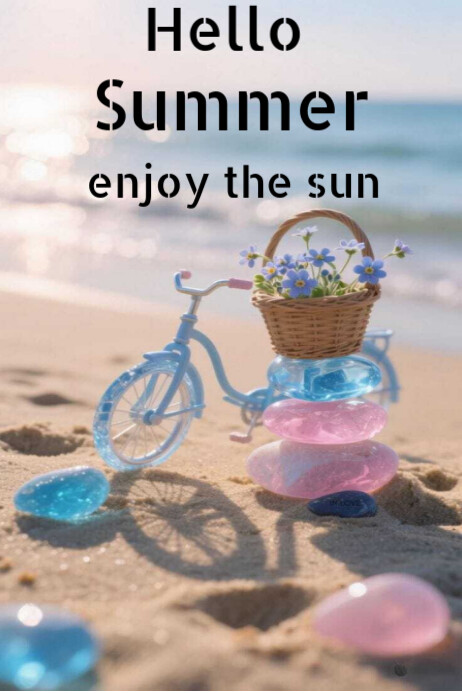 Hello Summer 2025 Template | PosterMyWall