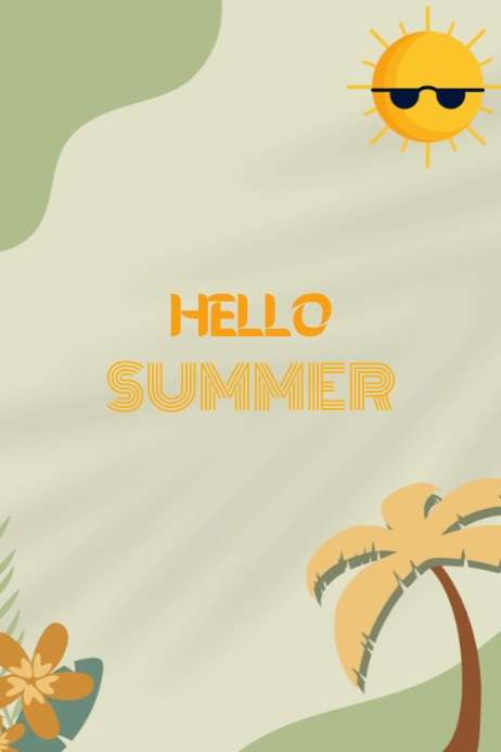 Hello Summer Template | PosterMyWall
