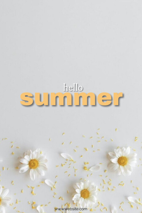 hello summer Template | PosterMyWall