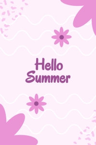Hello Summer Template | PosterMyWall