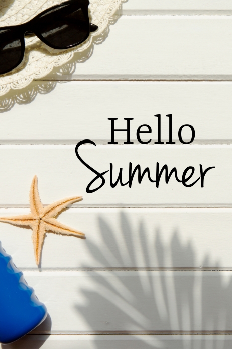 Hello Summer Template | PosterMyWall
