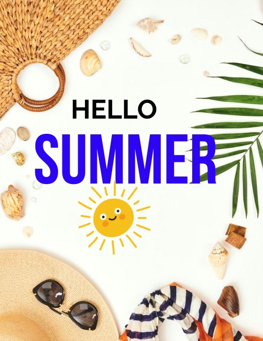 Hello Summer Template | PosterMyWall
