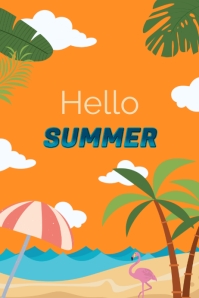 Hello summer Template | PosterMyWall