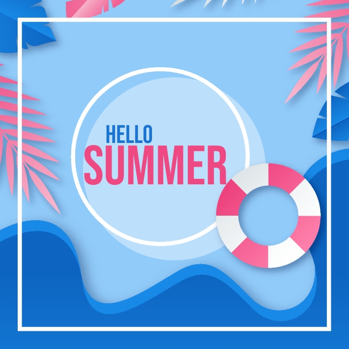 Hello Summer Template | PosterMyWall