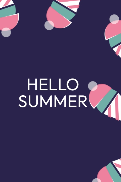 Hello Summer Template | PosterMyWall