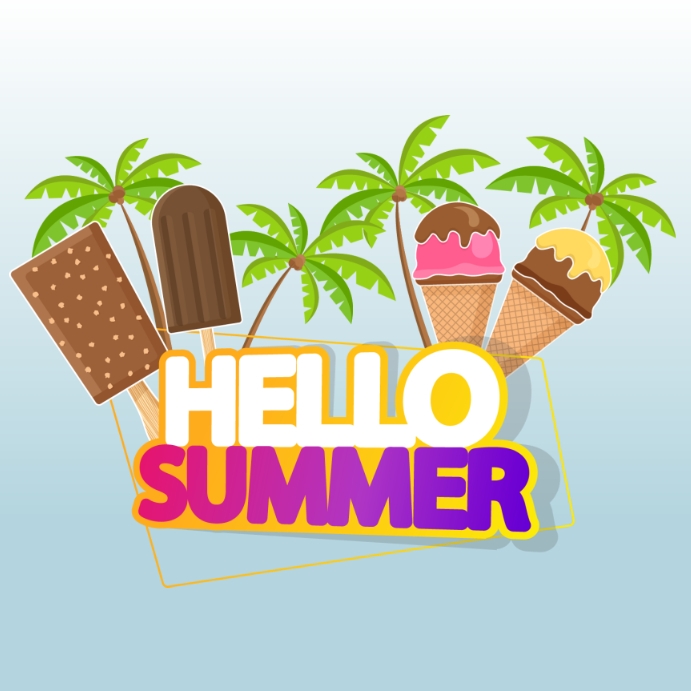 Hello Summer Template | PosterMyWall