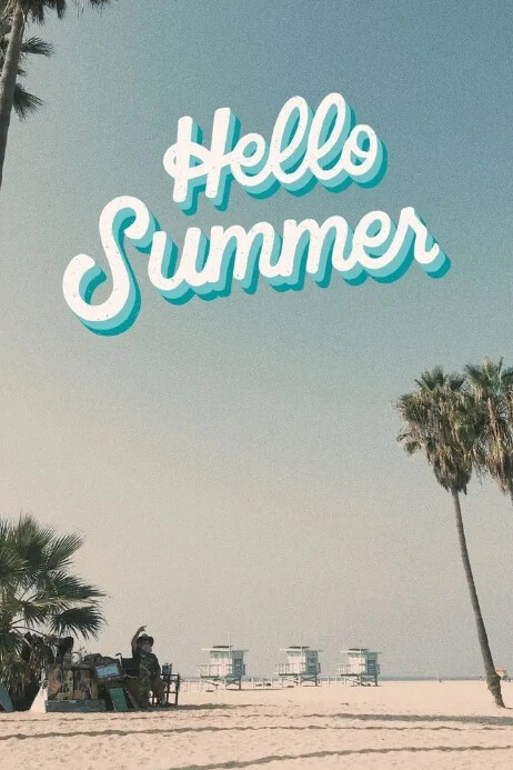Hello summer Template | PosterMyWall