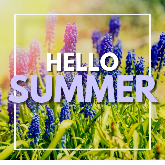 Plantilla de HELLO SUMMER | PosterMyWall