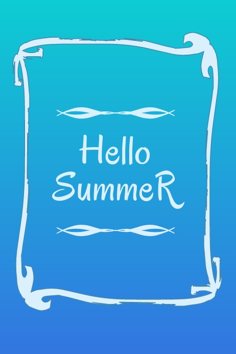 Hello Summer Template | PosterMyWall