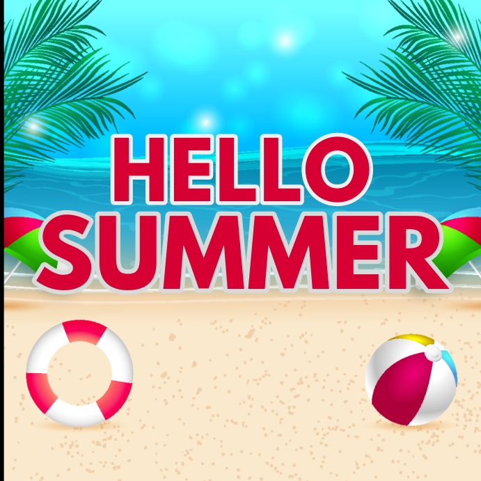 Hello Summer Template | PosterMyWall
