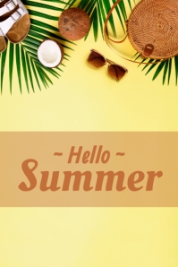 Hello Summer Template | PosterMyWall