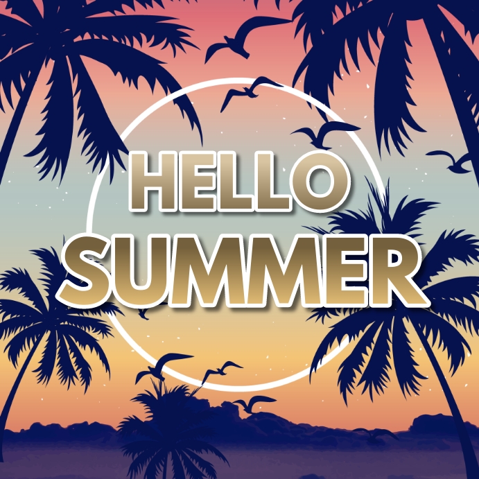 Hello Summer Template | PosterMyWall