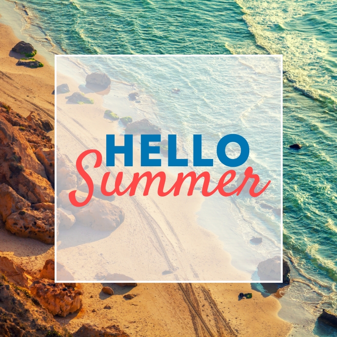Plantilla de Hello Summer | PosterMyWall