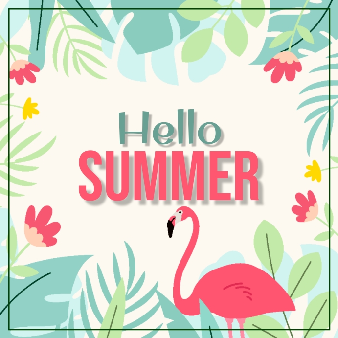 Hello Summer Template | PosterMyWall
