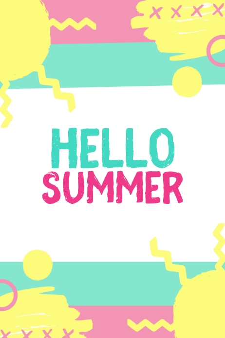 Hello Summer Template | PosterMyWall