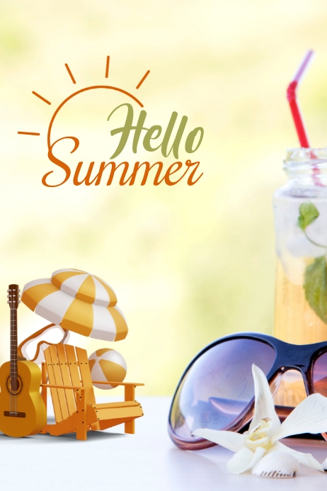 Plantilla de Hola Folleto de Verano | PosterMyWall