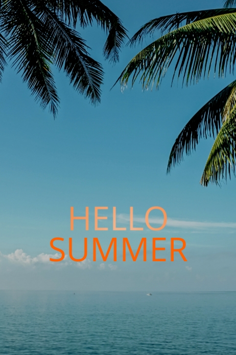 Hello Summer Template | PosterMyWall