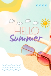 Hello Summer Template | PosterMyWall