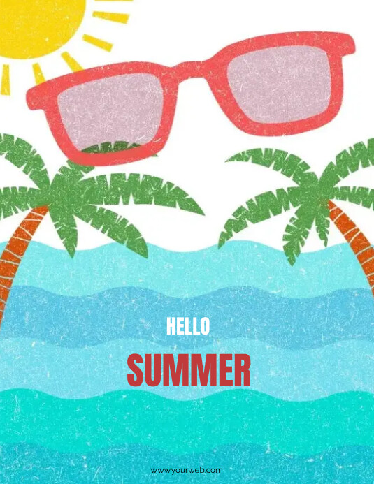 Hello Summer Template | PosterMyWall