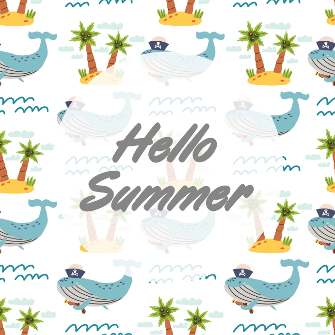 Hello Summer Template | PosterMyWall