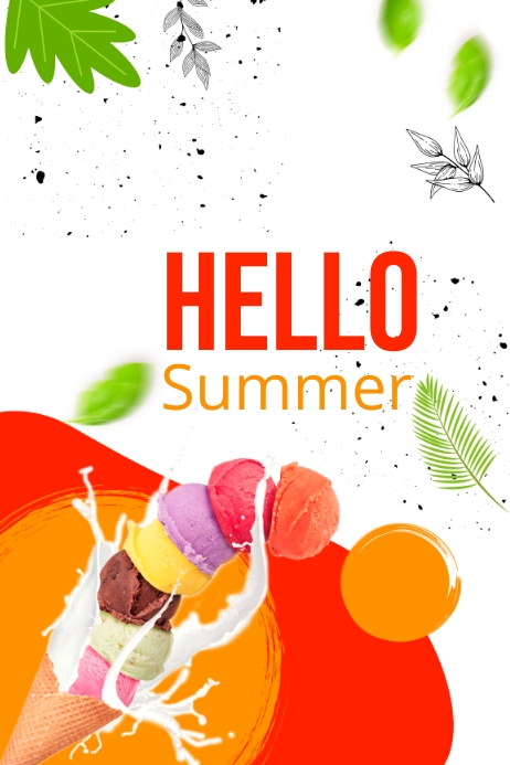 Hello Summer Template | PosterMyWall